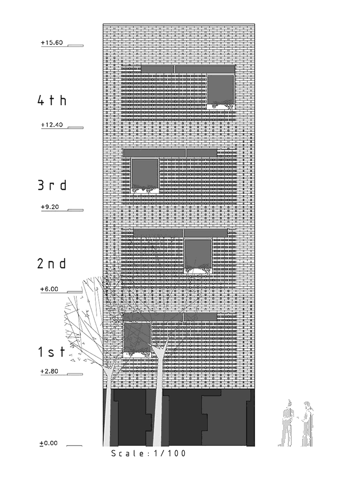 Brick pattern house Project | Alireza Mashhadi Mirza Architects